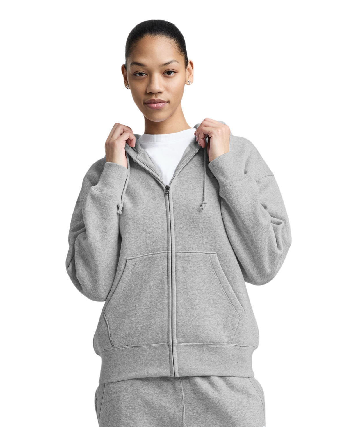 Click here for Champion Womens Sophomore Full Zip Hoodie - Oxford... prices