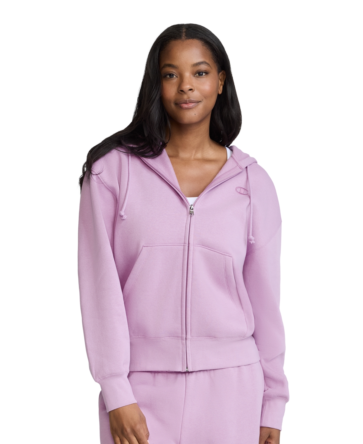 Click here for Champion Womens Sophomore Full Zip Hoodie - Smoky... prices