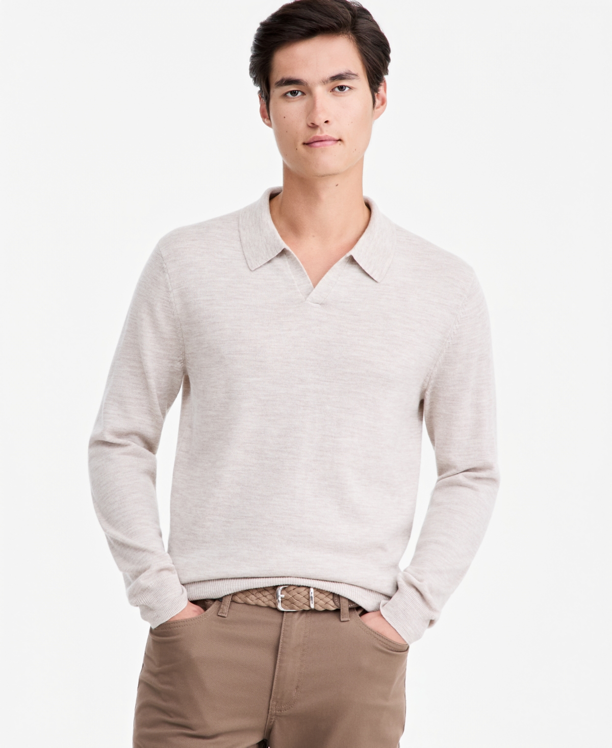 Click here for Alfani Mens Long-Sleeve Johnny Collar Merino Sweat... prices