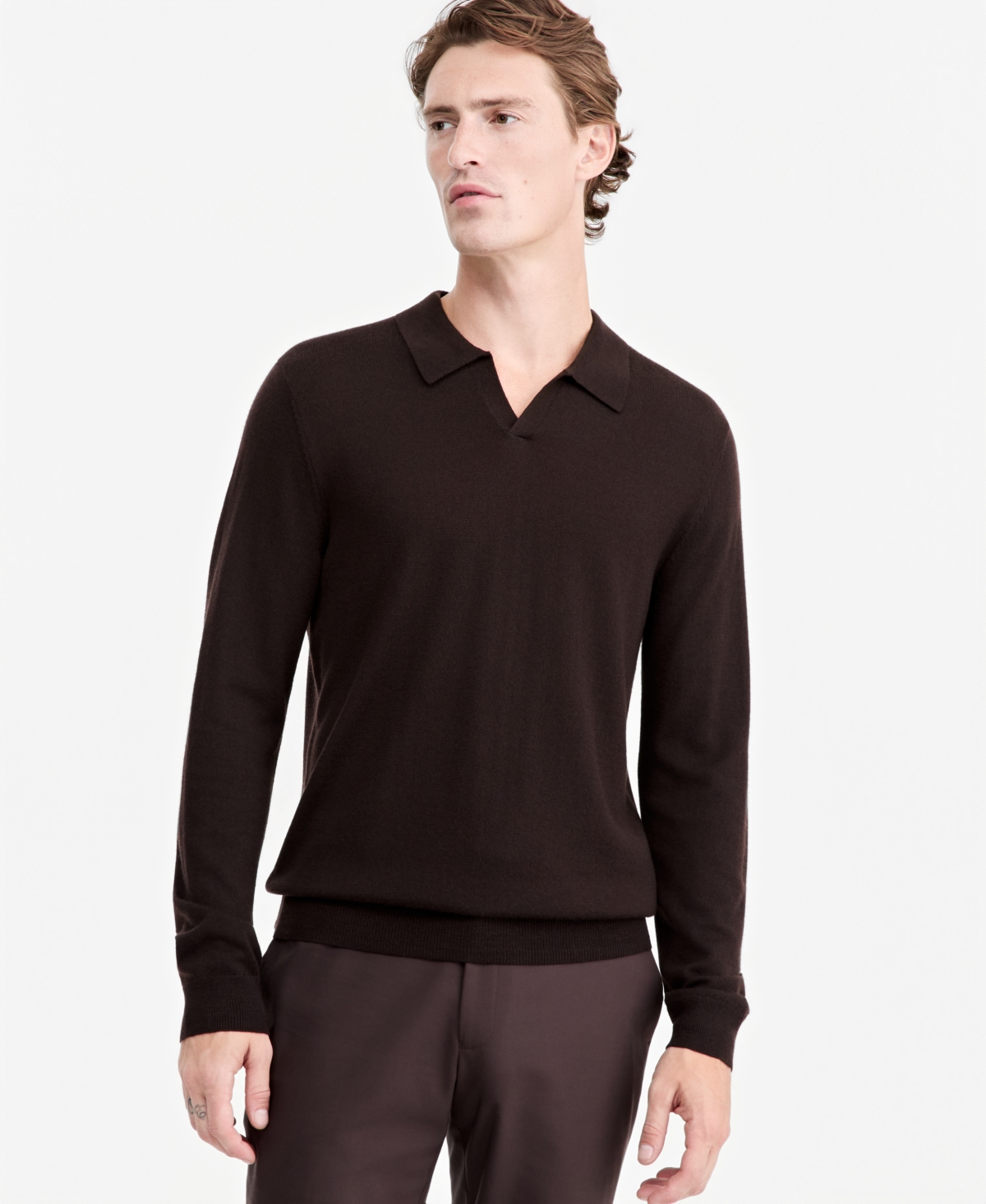 Click here for Alfani Mens Long-Sleeve Johnny Collar Merino Sweat... prices