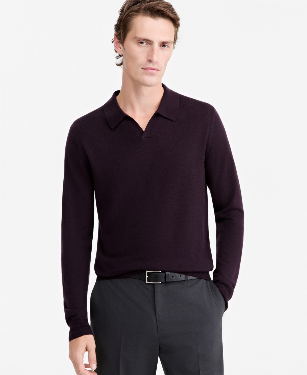 Click here for Alfani Mens Long-Sleeve Johnny Collar Merino Sweat... prices