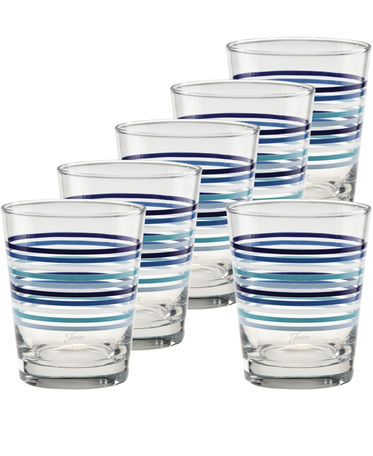 Click here for Fiesta Coastal Blues Double Old Fashioned Glasses... prices