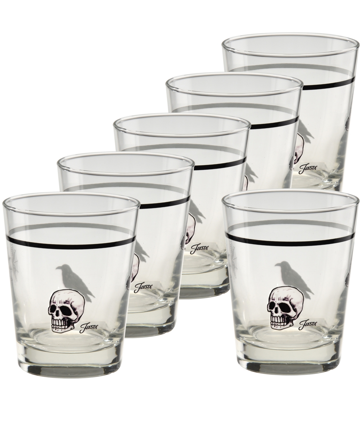 Click here for Fiesta Halloween Icons Double Old Fashioned Glasse... prices