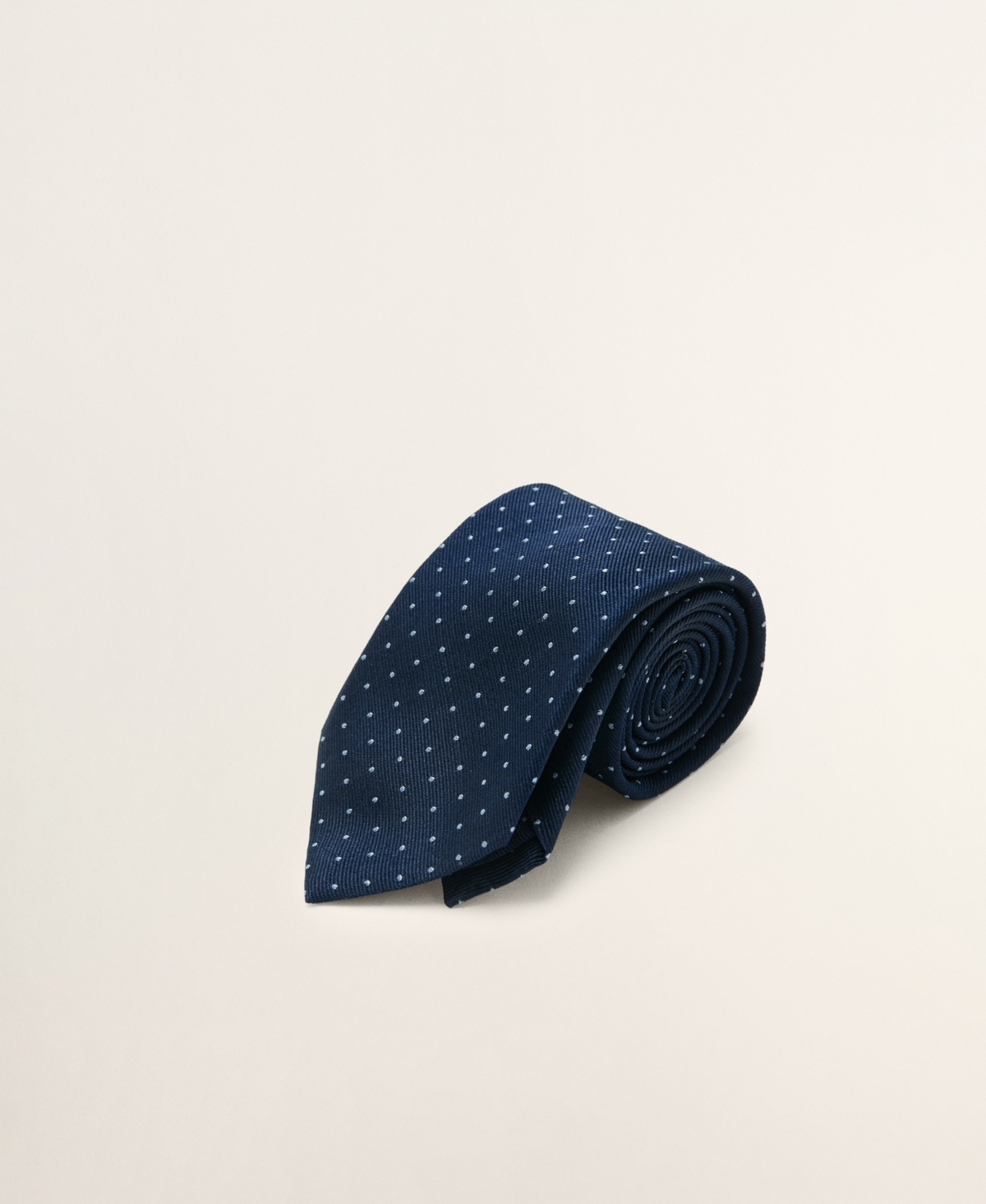 Click here for Mango Mens Silk Patterned Tie - Navy prices