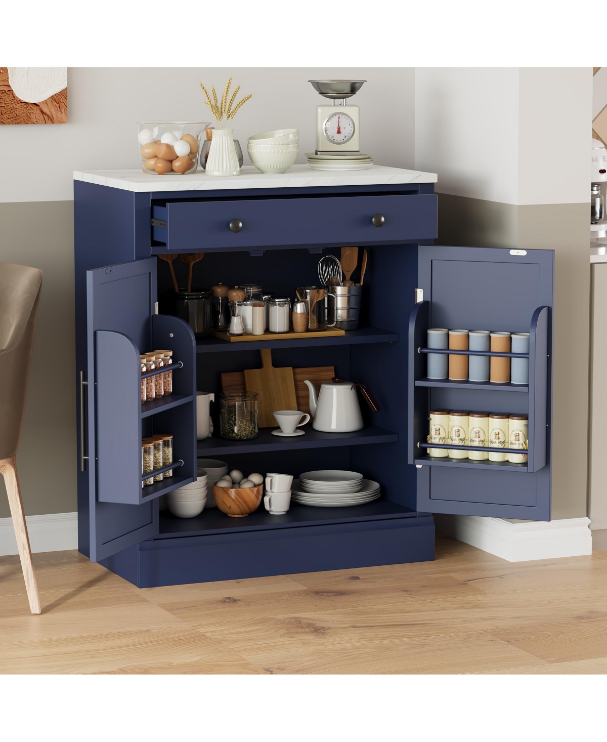 Click here for Boyel Living Modern Freestanding Kitchen Pantry  B... prices