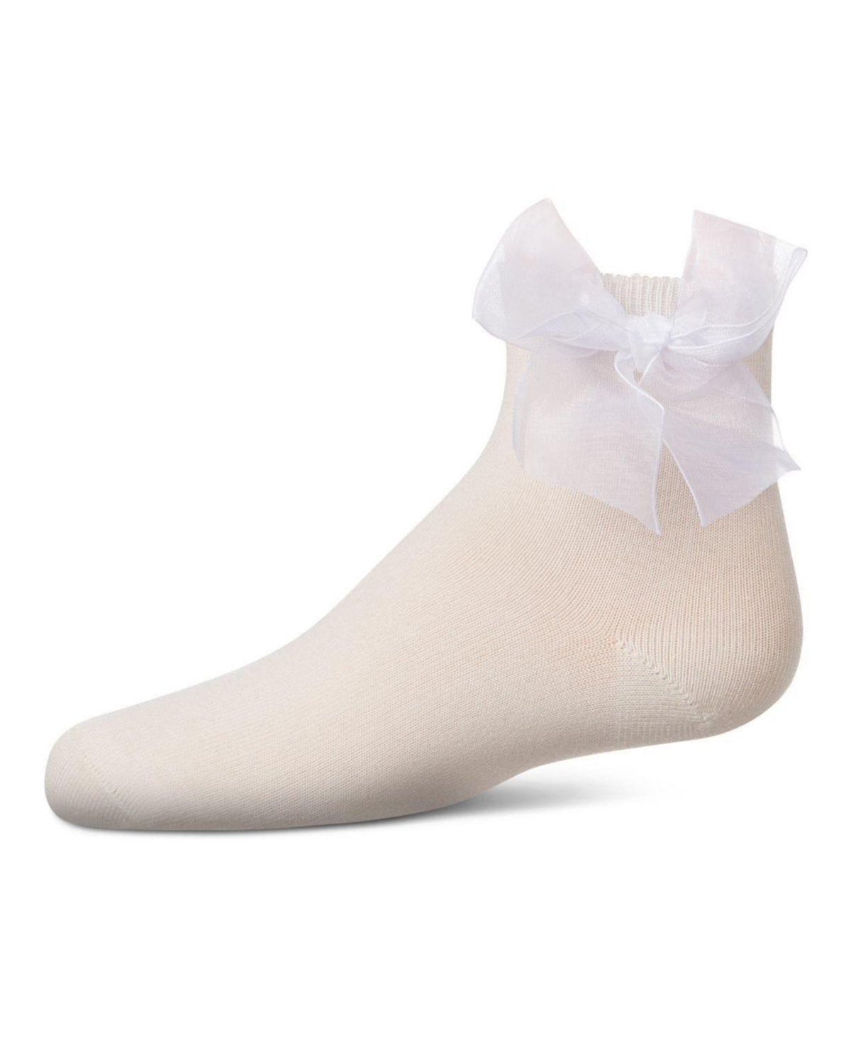 Click here for MeMoi Girls Tulle-Bow-Trimmed Mercerized Cotton-Ri... prices