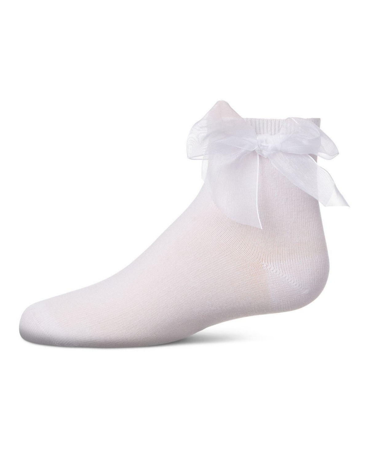 Click here for MeMoi Girls Tulle-Bow-Trimmed Mercerized Cotton-Ri... prices