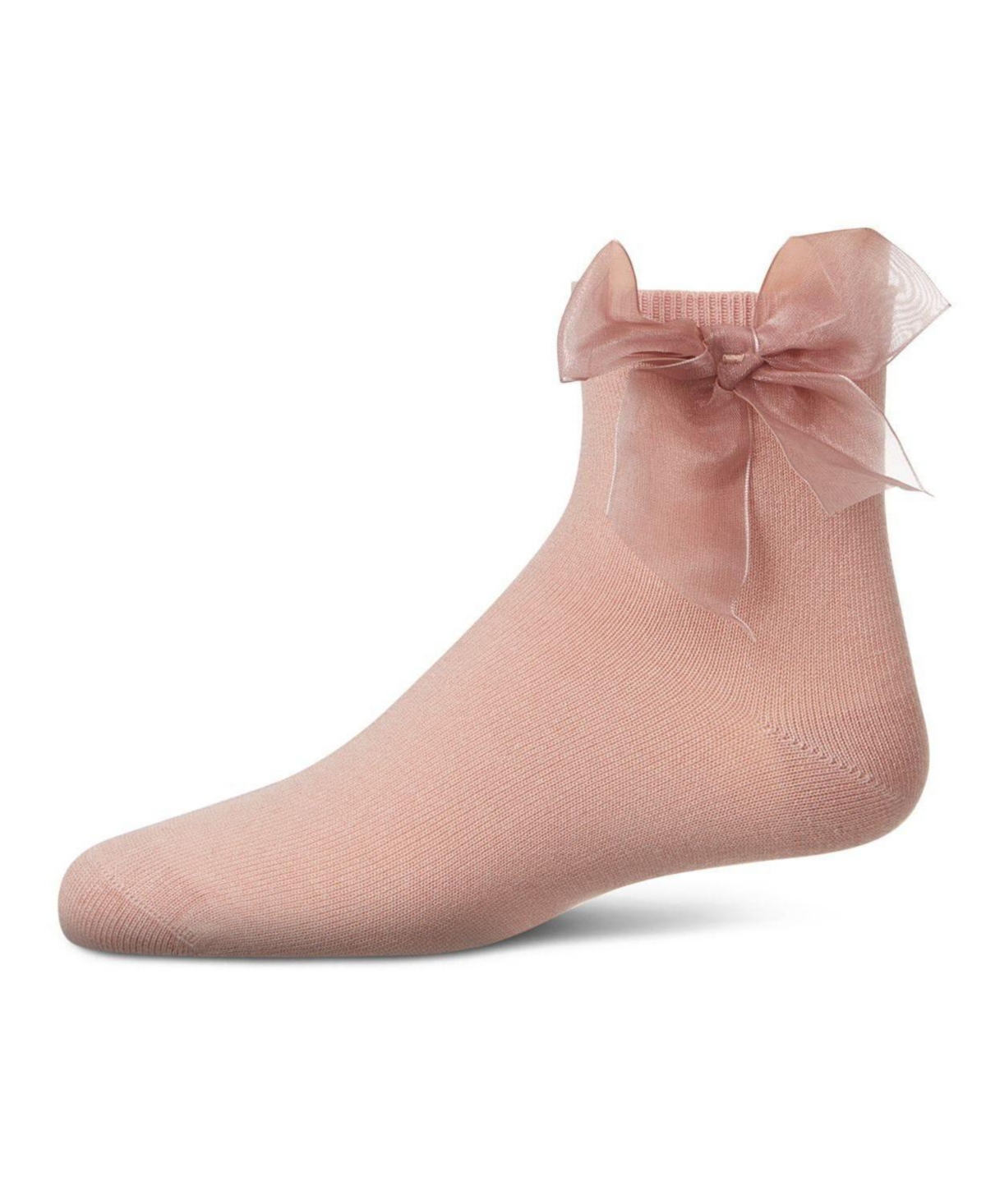 Click here for MeMoi Girls Tulle-Bow-Trimmed Mercerized Cotton-Ri... prices