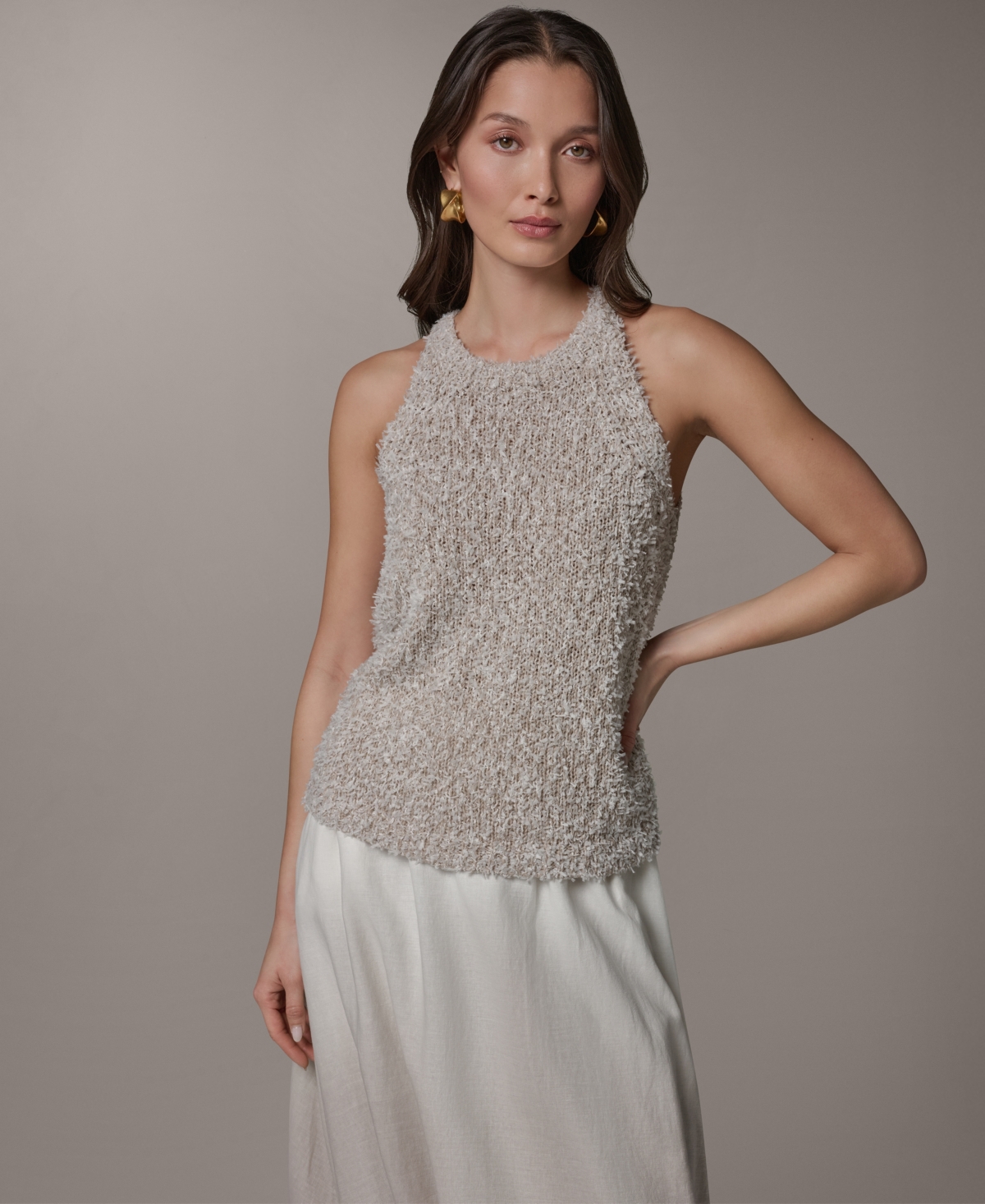 Click here for Donna Karan Weekend Womens Halter-Style Tank Top -... prices