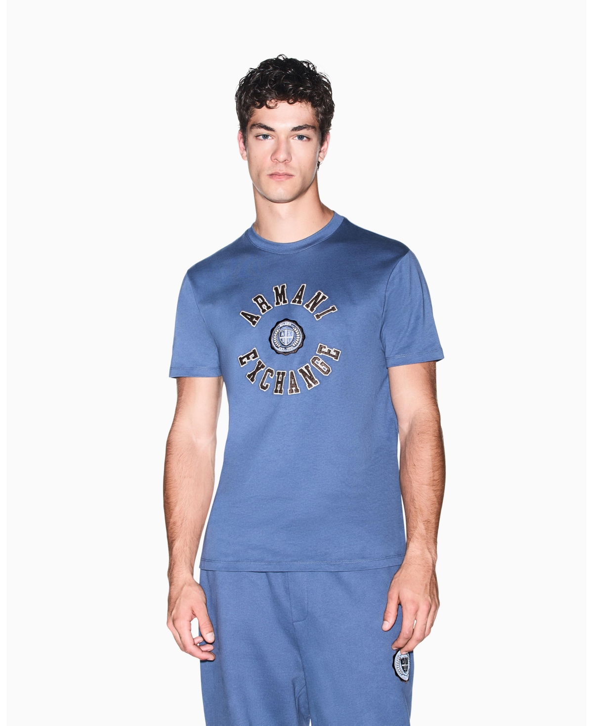 Click here for A|X Armani Exchange Mens Crossover Large Logo T-Sh... prices