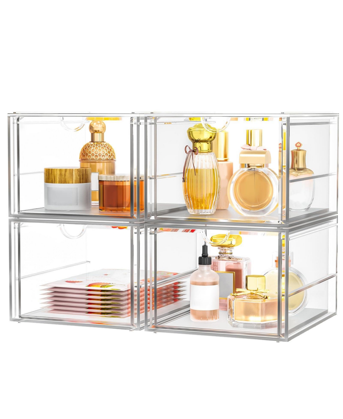 Click here for Xdovet Versatile Makeup Organizer Drawer Transpare... prices