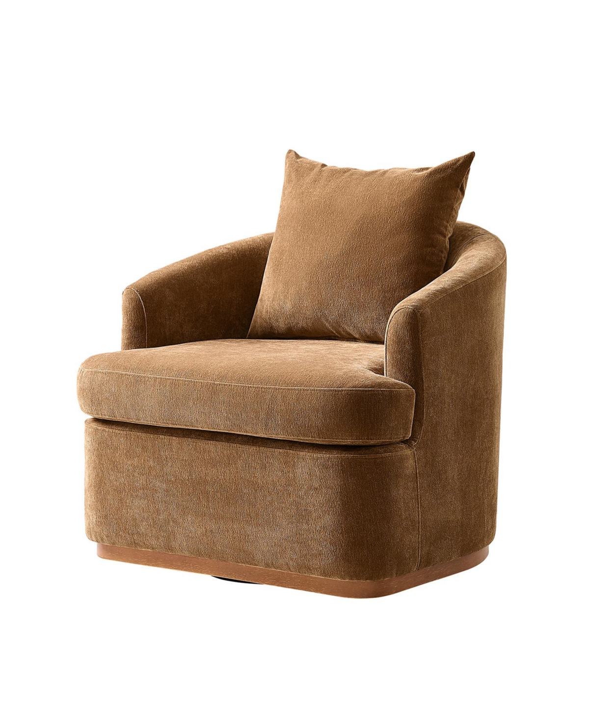 Click here for Hulala Home Estefania Modern Chenille Swivel Barre... prices