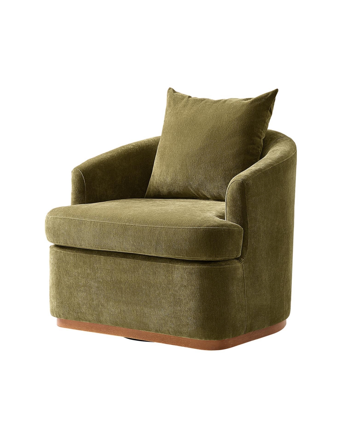 Click here for Hulala Home Estefania Modern Chenille Swivel Barre... prices