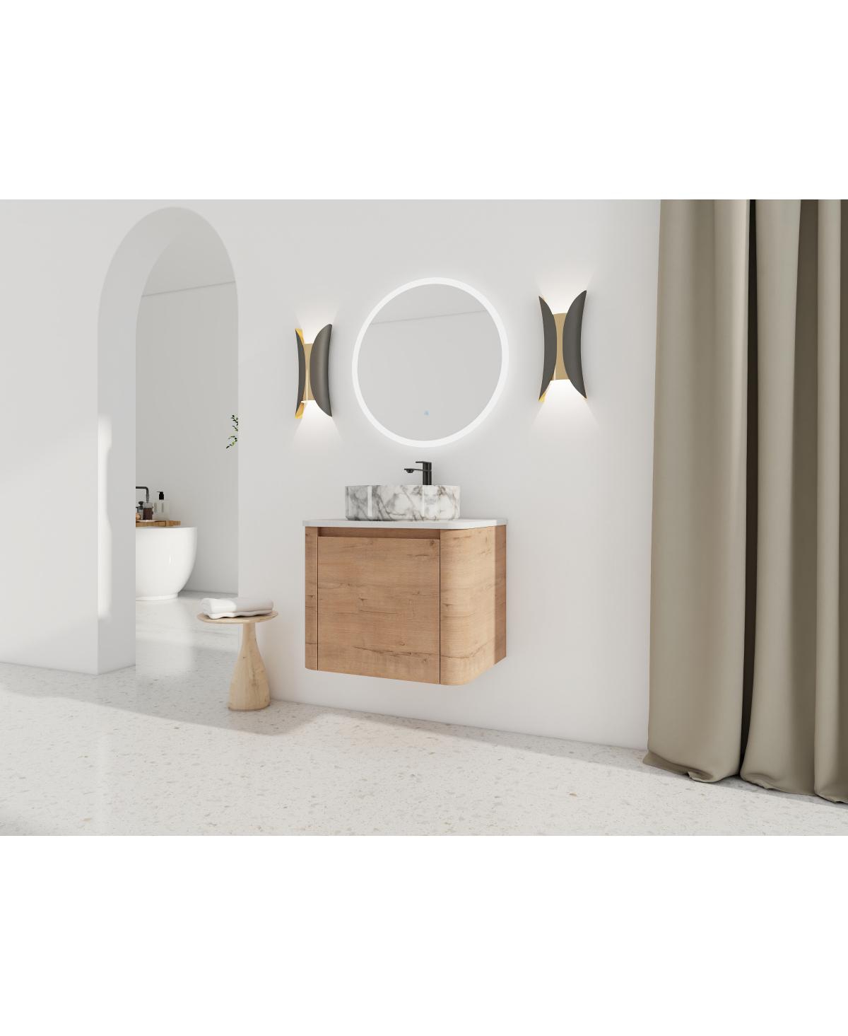 Click here for Sillysis 23.6 Inch Wall Mounted Modern Bathroom Va... prices