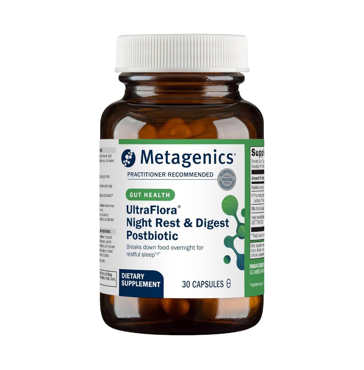 Click here for Metagenics UltraFlora Night Rest and Digest Postbi... prices