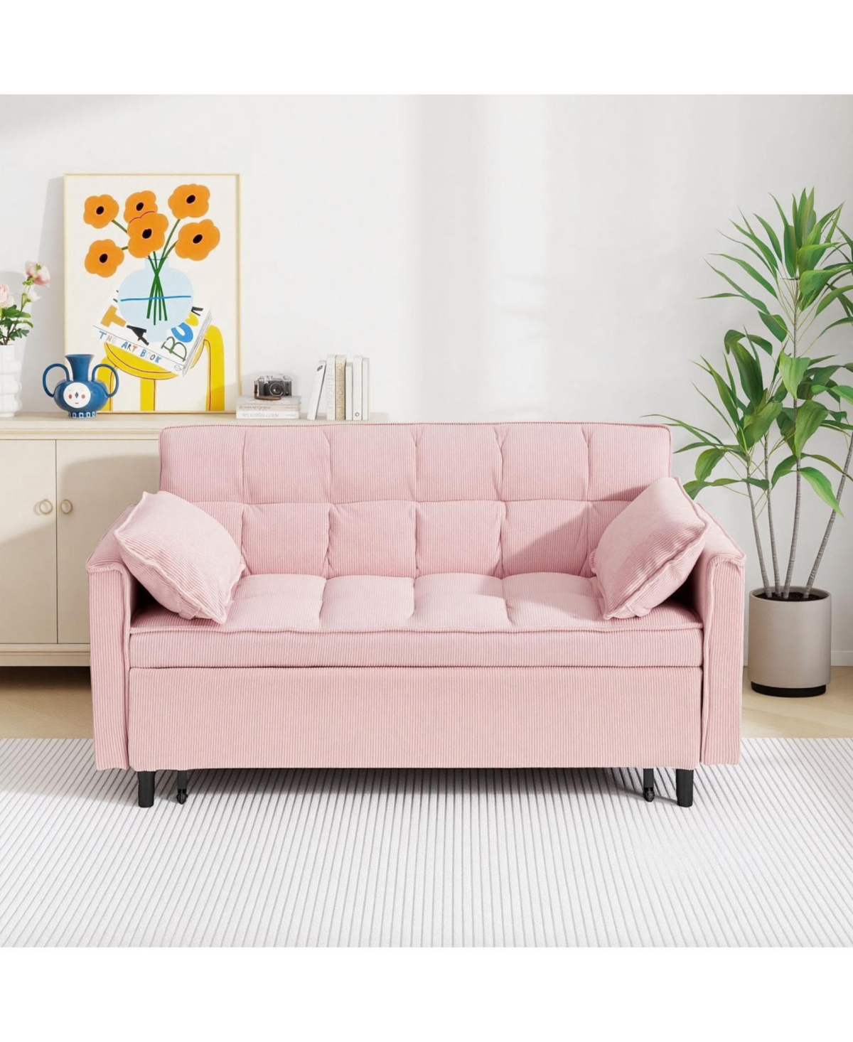 Click here for Rainsken 3 in 1 Convertible Sleeper Sofa Bed  with... prices