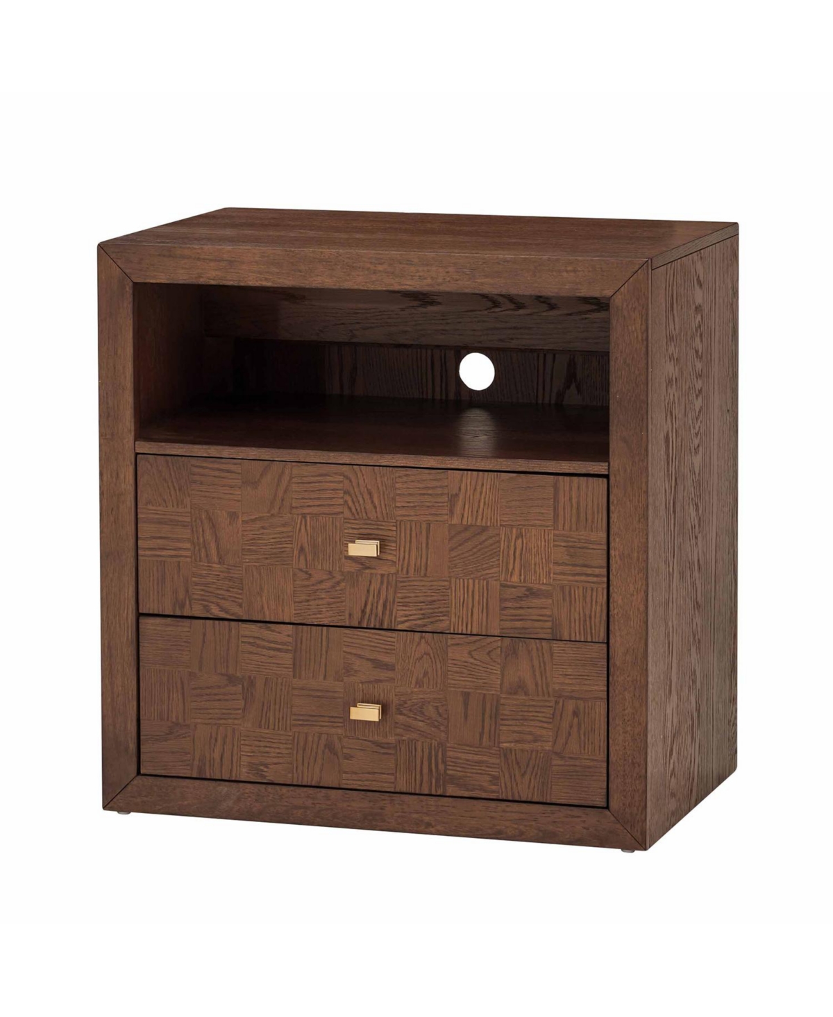 Click here for Hulala Home Nuala Modern 2-Drawer Solid Wood End T... prices
