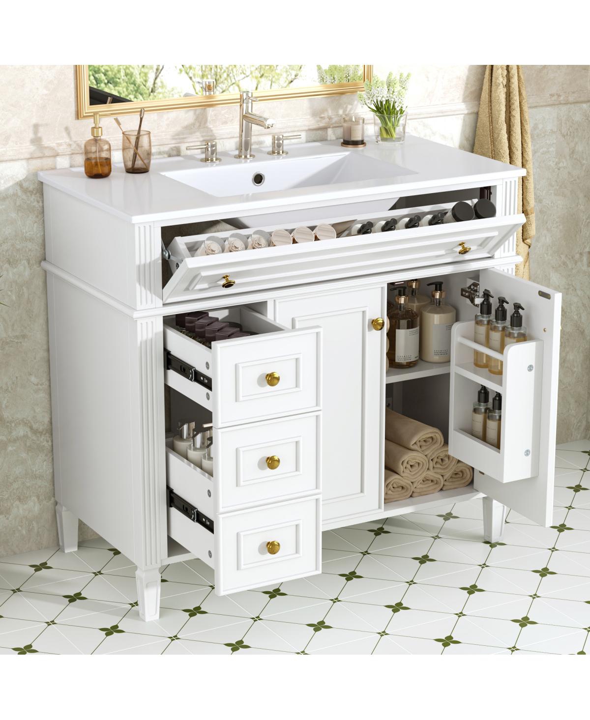 Click here for Sillysis 36 Bathroom Vanity with Ceramic Sink and... prices