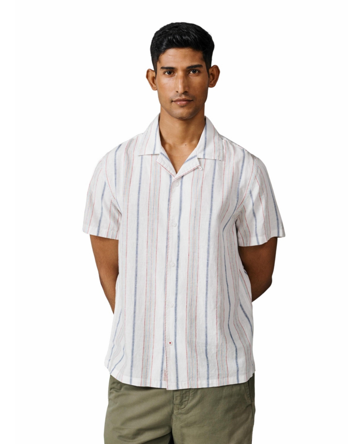 Click here for Aubin Mens Abbey Cuban Collar Short Sleeved Shirt... prices