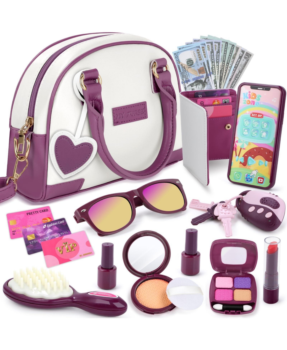 Click here for Gnuadz Purse Pretend Makeup Play Princess Gifts Ki... prices