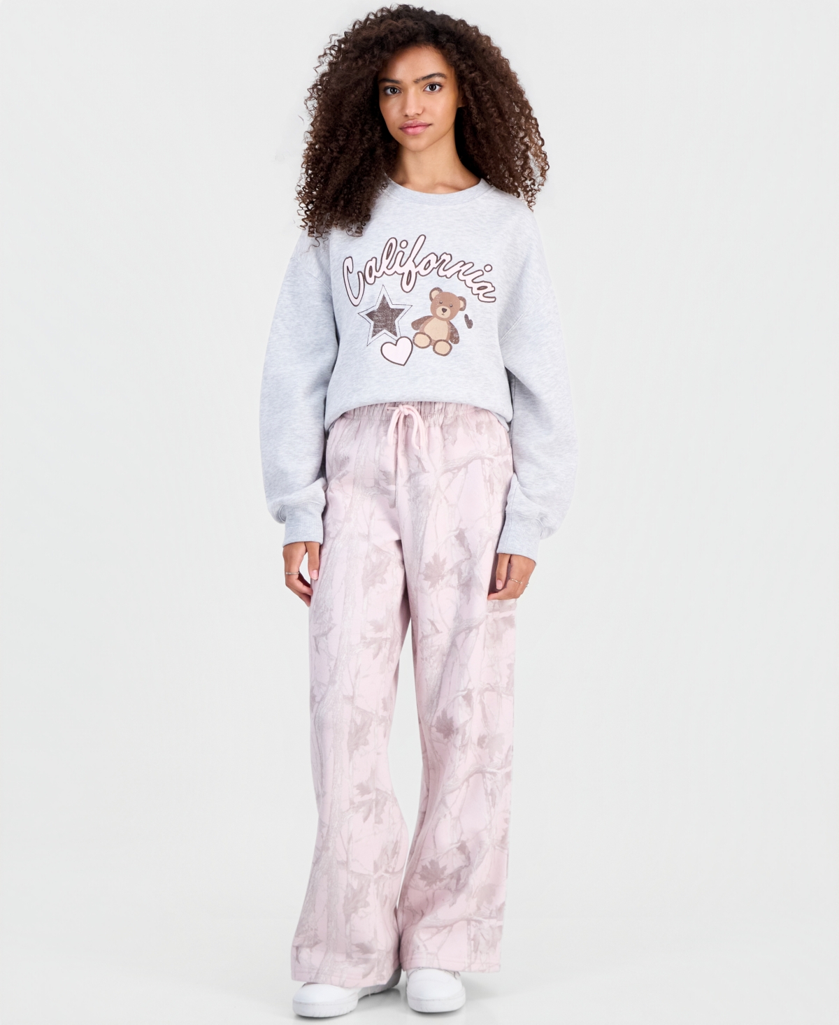 Click here for Almost Famous Juniors Woodland Camo-Print Wide-Leg... prices
