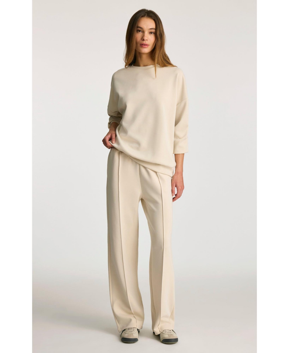 Click here for Mavi Jeans Womens Knitted Pants Bone - Bone white prices