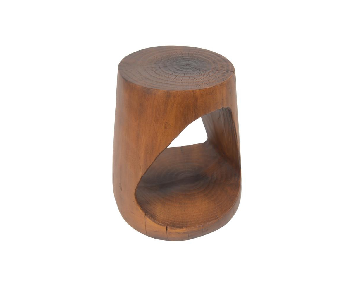 Click here for sumyeg Hollow Round Wood Grain Mgo Side Table 200l... prices