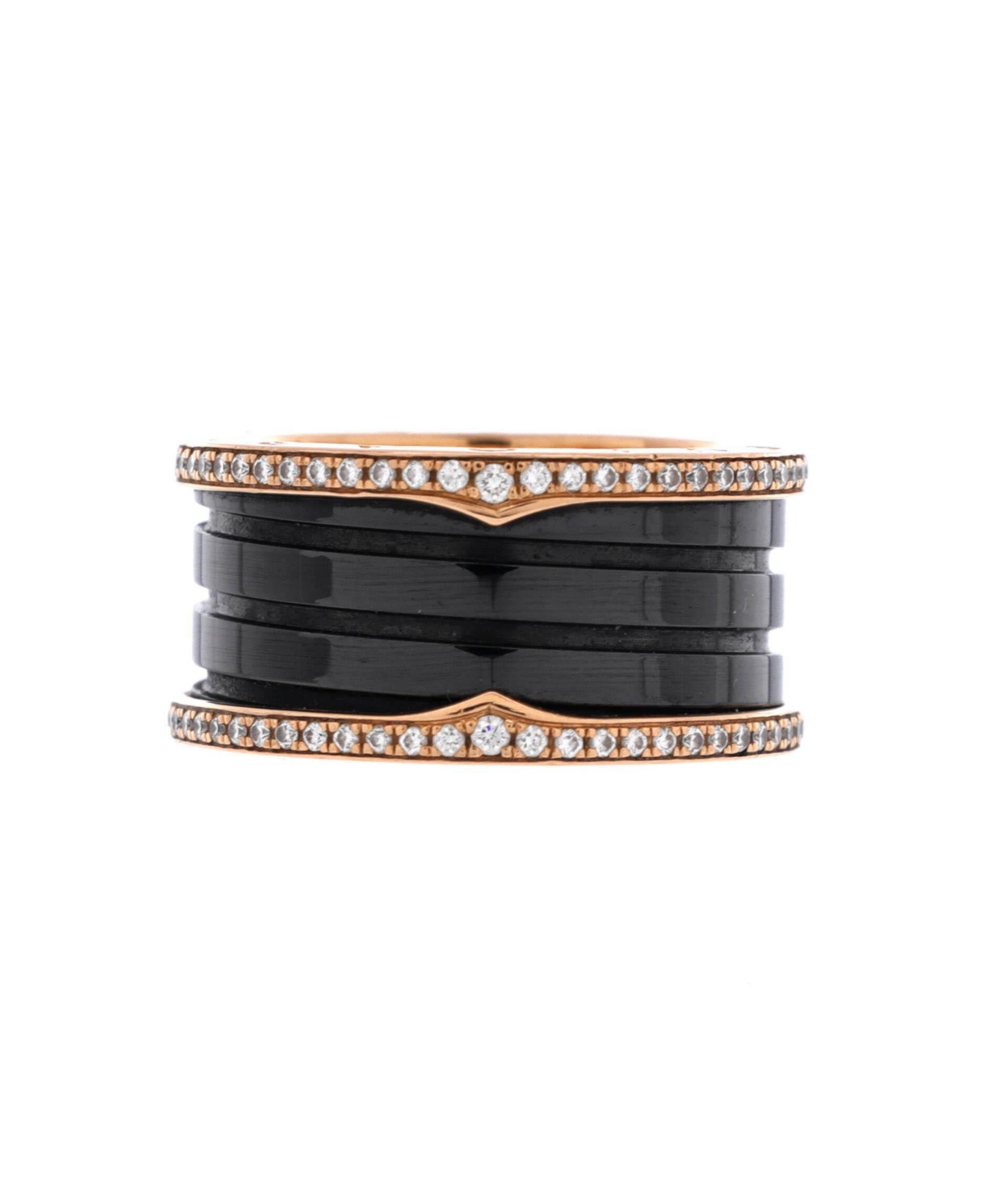 Click here for Pre-Owned Bvlgari B.Zero1 Three Band Ring - 18k ro... prices