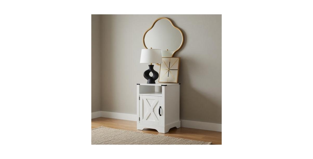 Click here for Lucky One 16 Width Farmhouse Nightstand with Usb C... prices