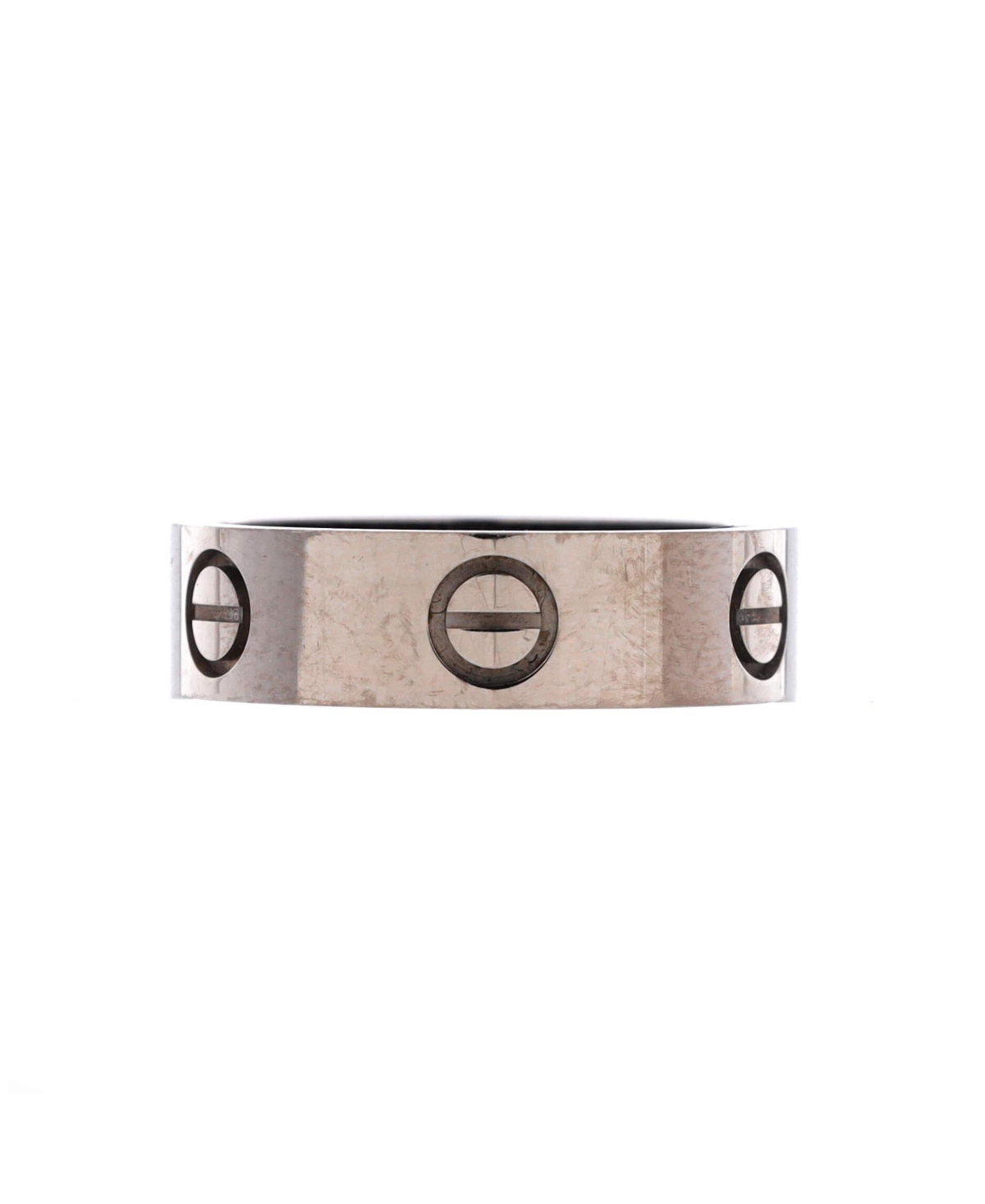 Click here for Pre-Owned Cartier Love Band Ring - 18k white gold prices