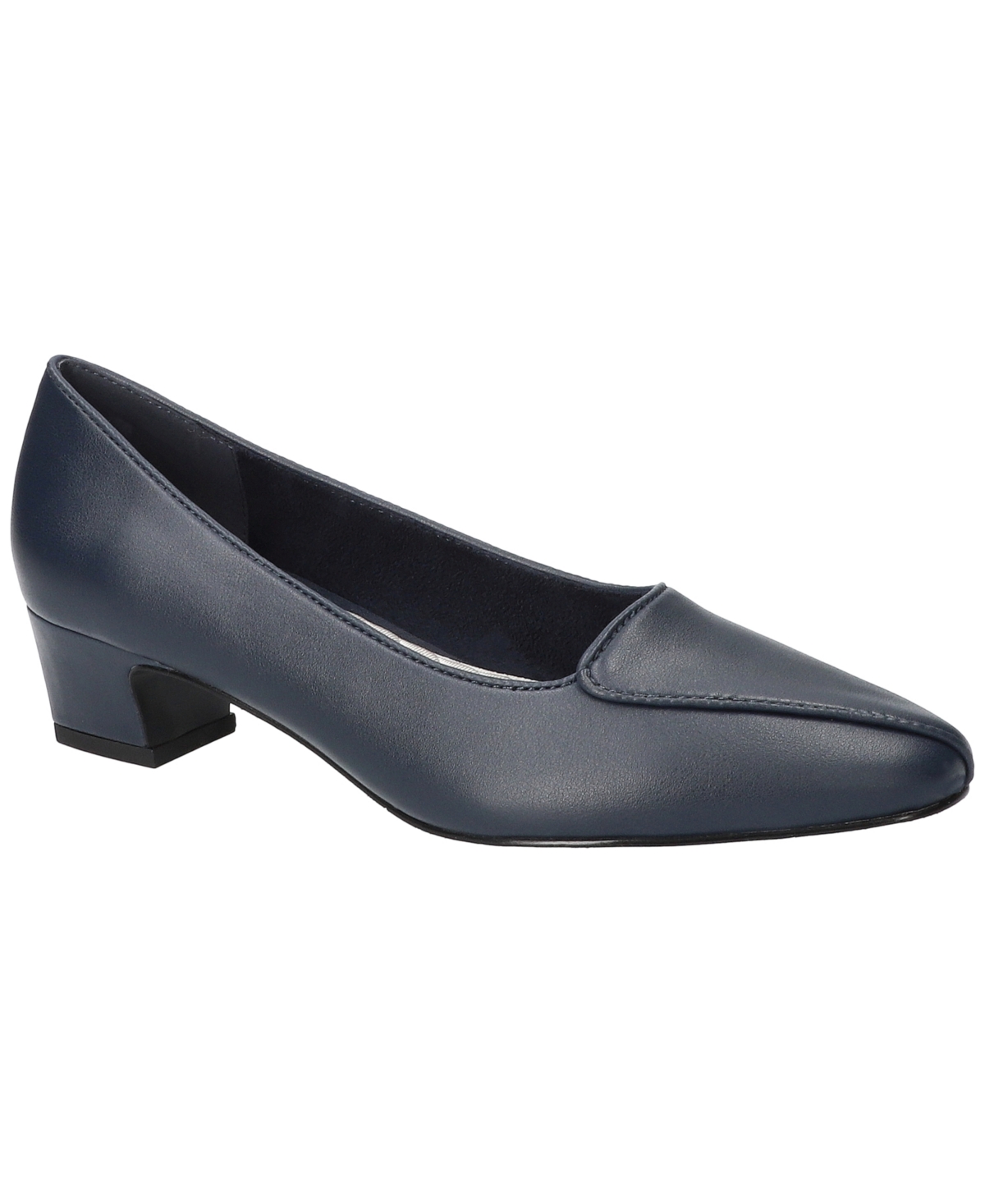 Click here for Easy Street Womens Astrid Slip-On Pumps - Navy prices