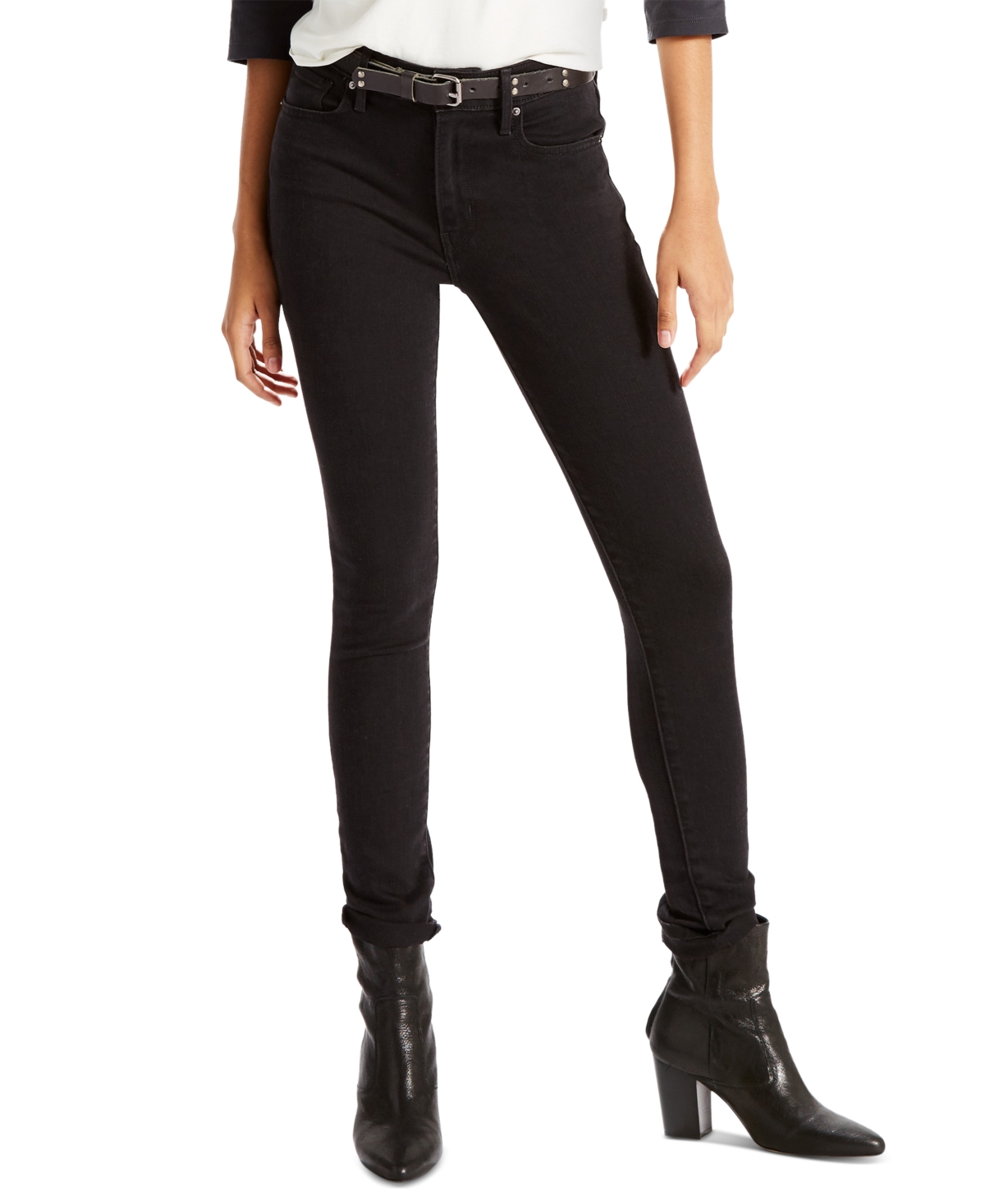 Click here for Levis Womens High-Rise Stretch Skinny Jeans - Soft... prices