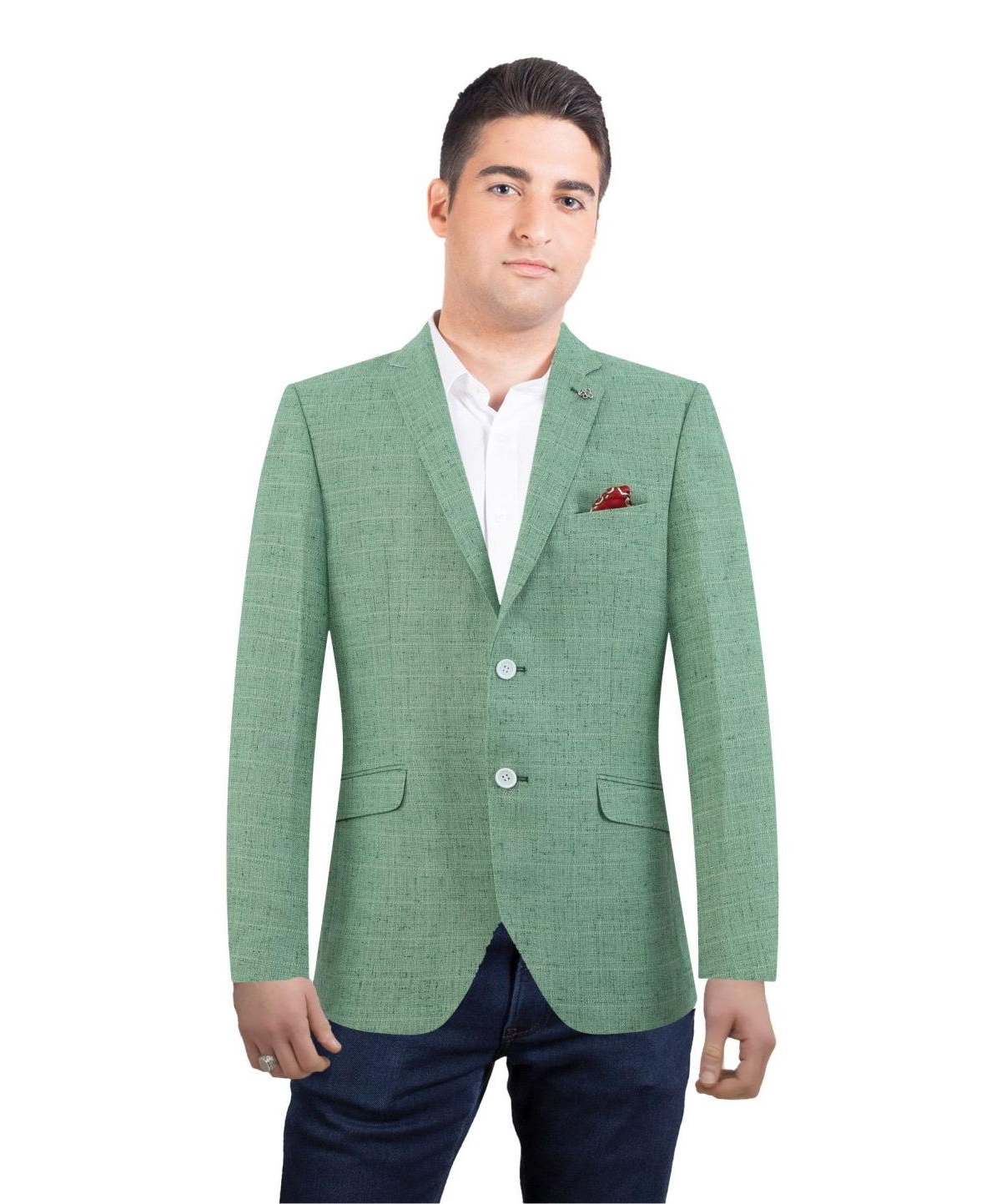 Click here for Elie Balleh Mens Slim Fit Sports Coat - Olive prices