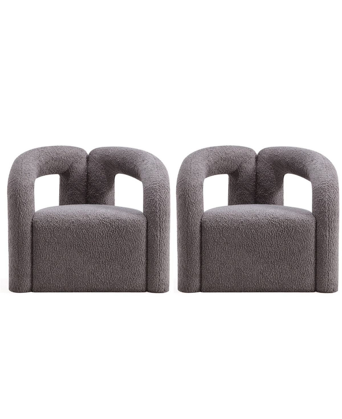 Click here for Manhattan Comfort Darian 2-Piece Boucle Upholstere... prices