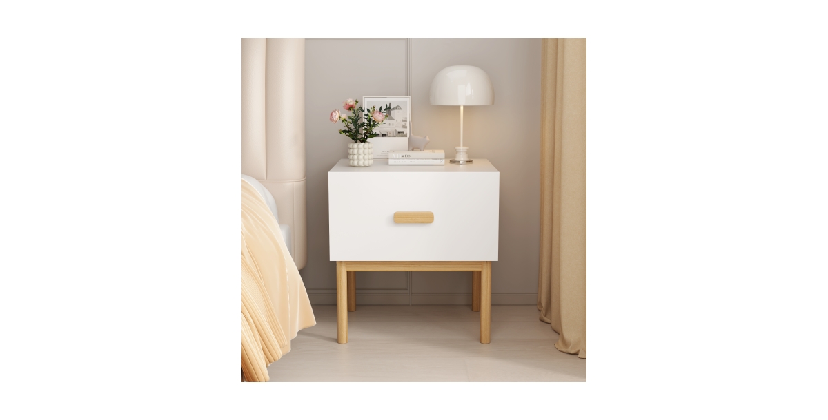 Click here for Lucky One 1-Drawer Nightstand with Solid Pine Legs... prices
