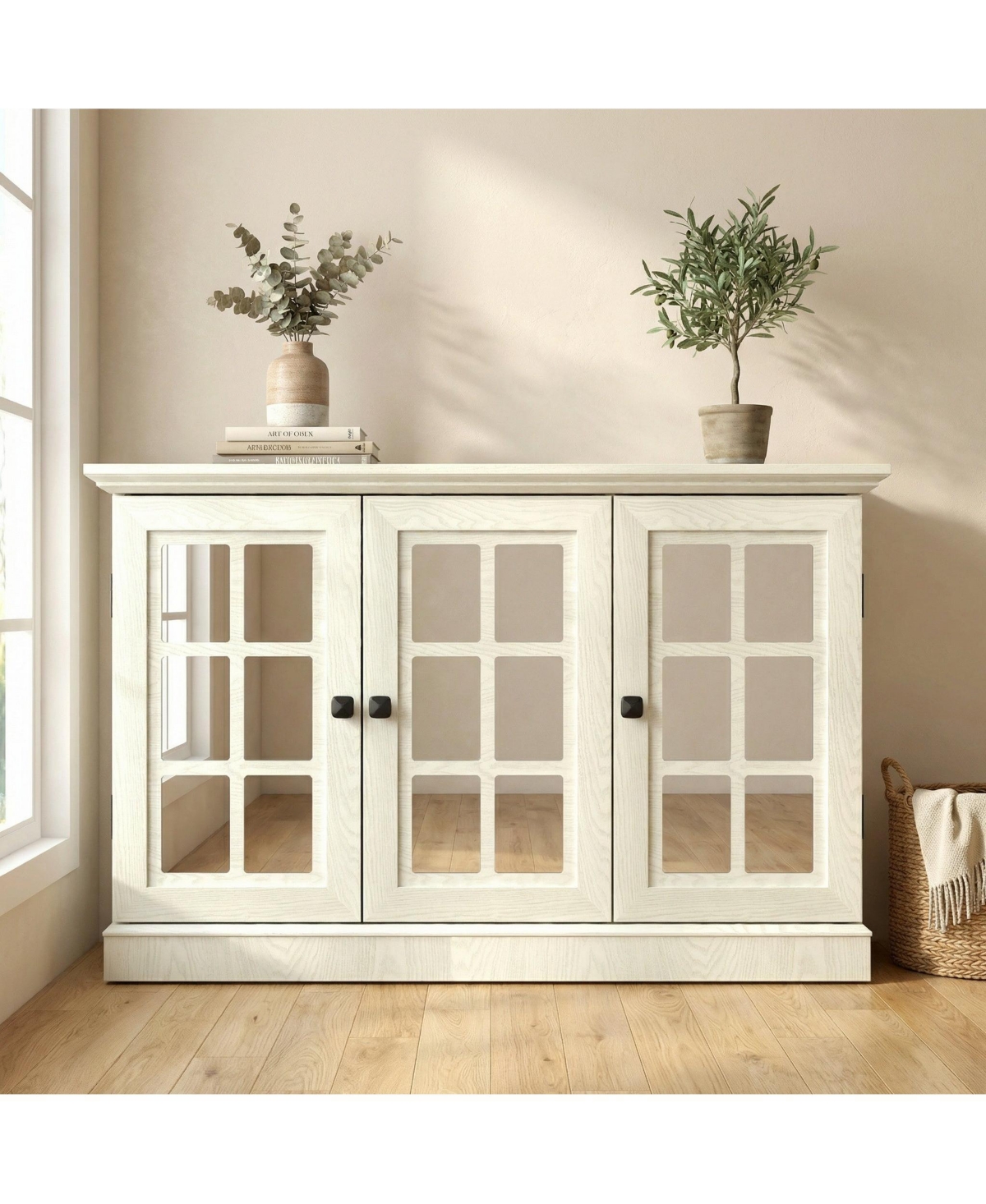 Click here for Sailvan 3 Mirrored Acrylic Door Storage Cabinet  W... prices