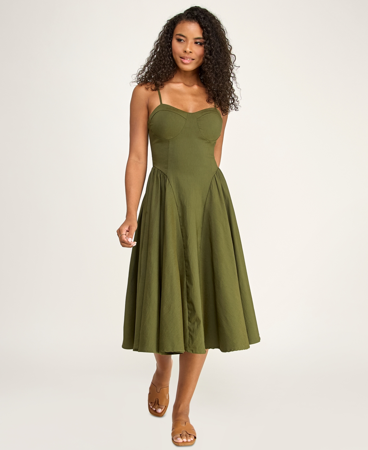Click here for Katia Rae Juniors Sweetheart-Neck Bow-Back Dress -... prices