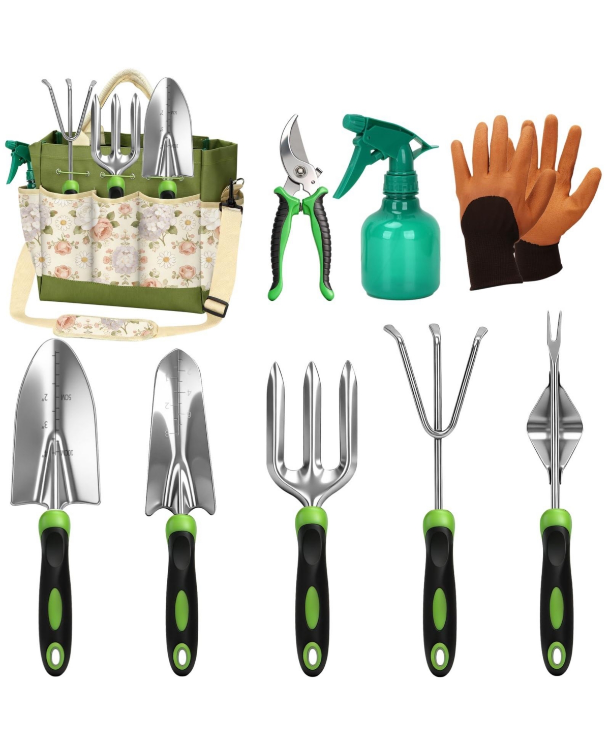 Click here for Xdovet Garden Tool Set Stainless Steel 9-Piece Rub... prices