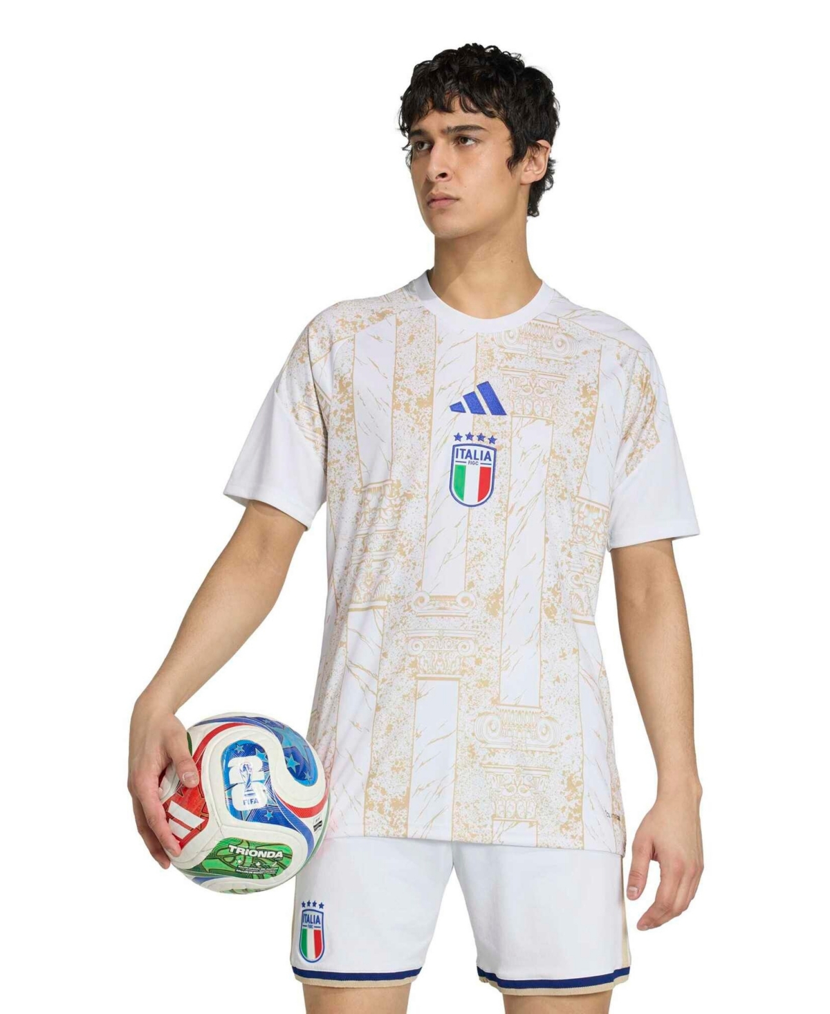 Click here for Adidas Mens White Italy National Team 2026 Pre-Mat... prices