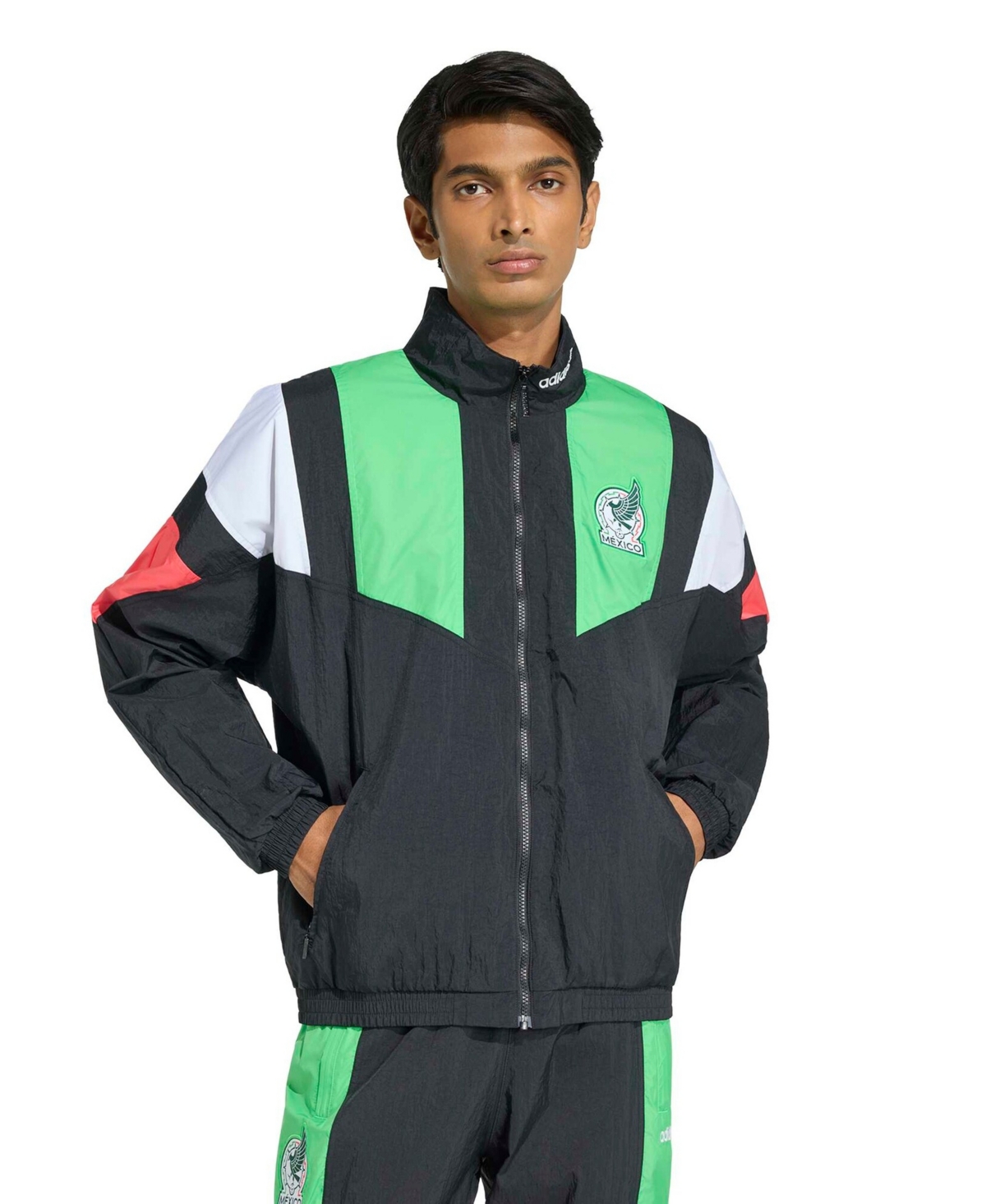Click here for Adidas Mens Black Mexico National Team Eqt Full-Zi... prices