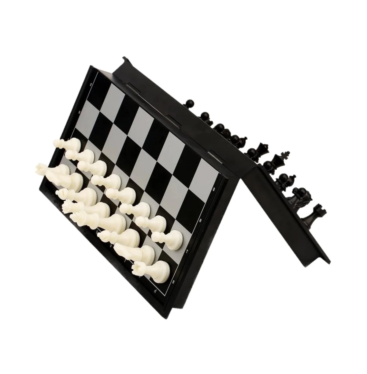 Click here for Cowin Magnet Chess Set Foldable Portable - Black prices