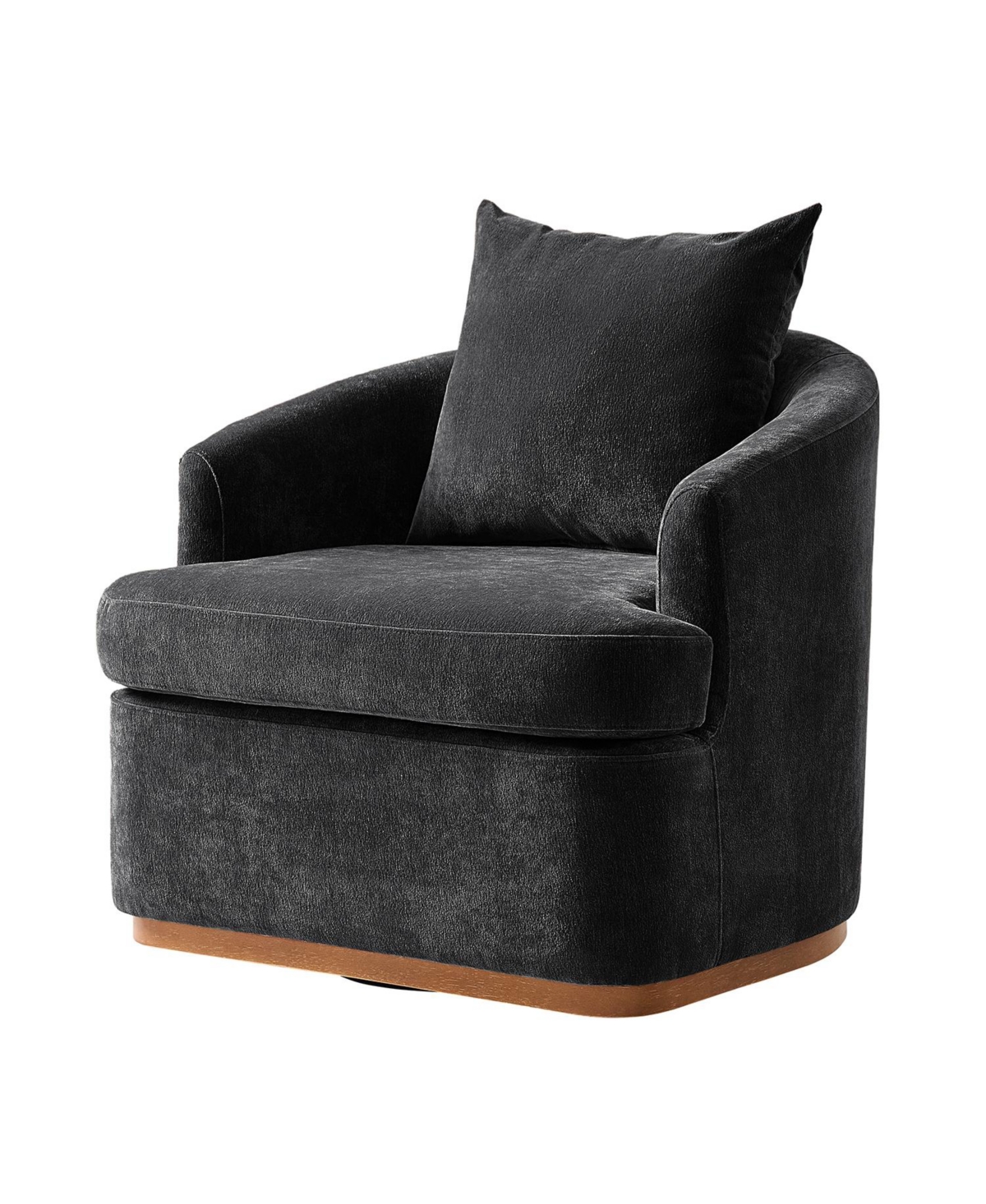 Click here for Hulala Home Estefania Modern Chenille Swivel Barre... prices