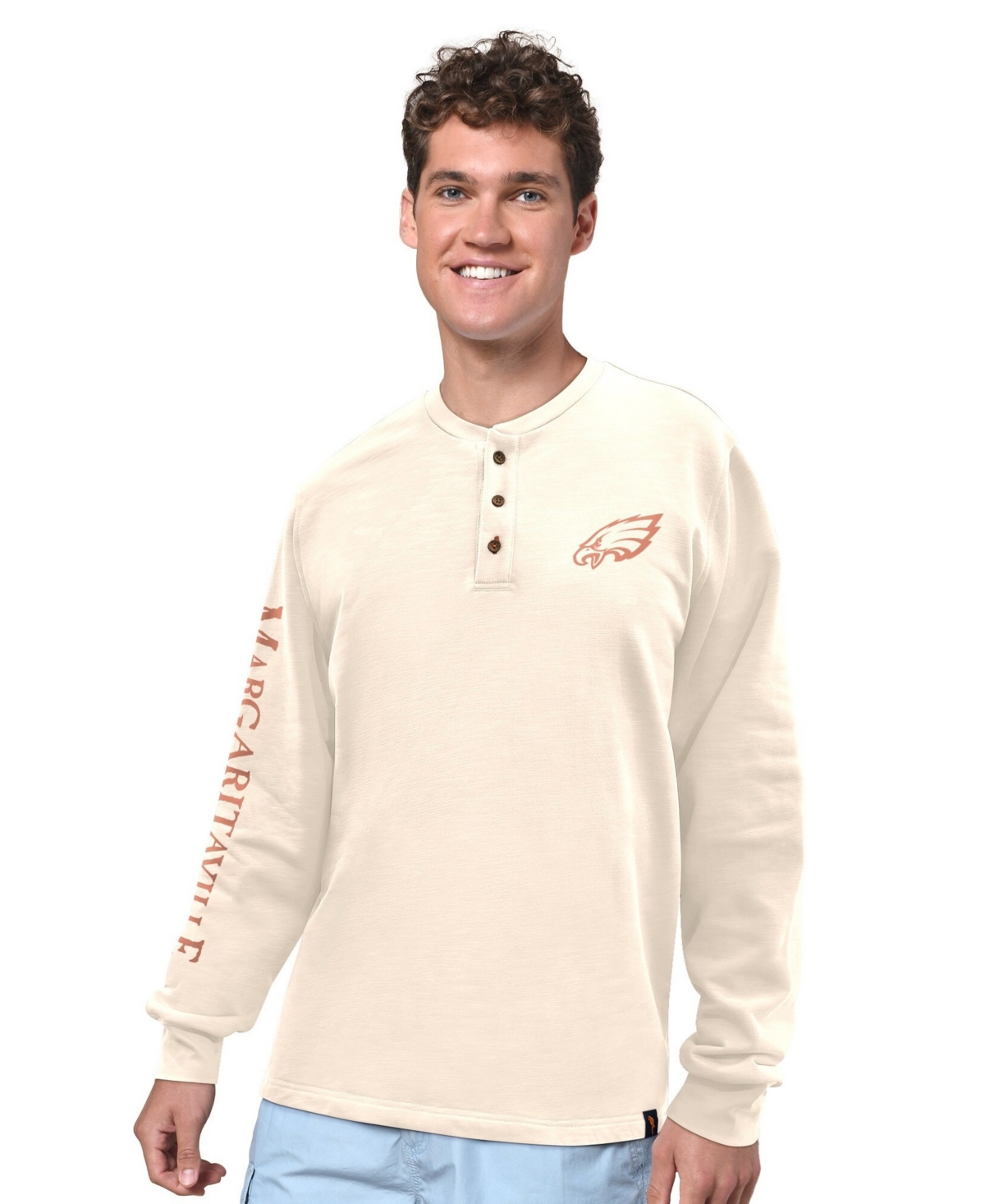 Click here for Margaritaville Mens Cream Philadelphia Eagles Five... prices