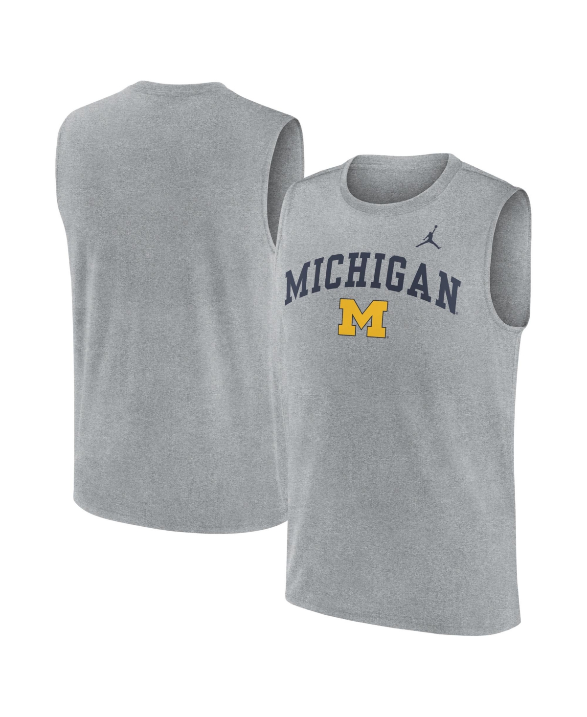 Click here for Jordan Mens Heather Gray Michigan Wolverines Prime... prices