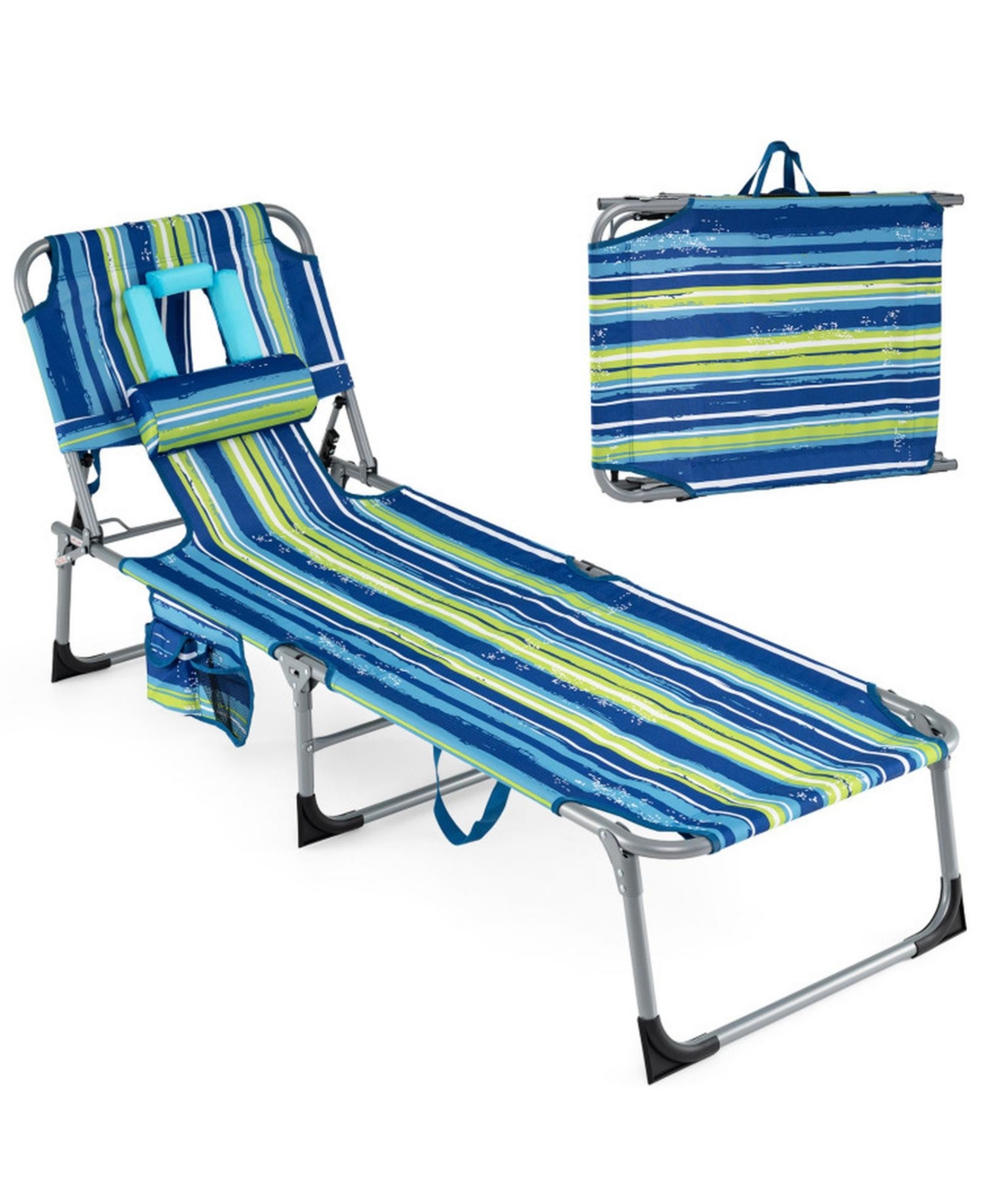 Click here for Gouun Set of 2 Portable Tanning Chairs with 4-Posi... prices
