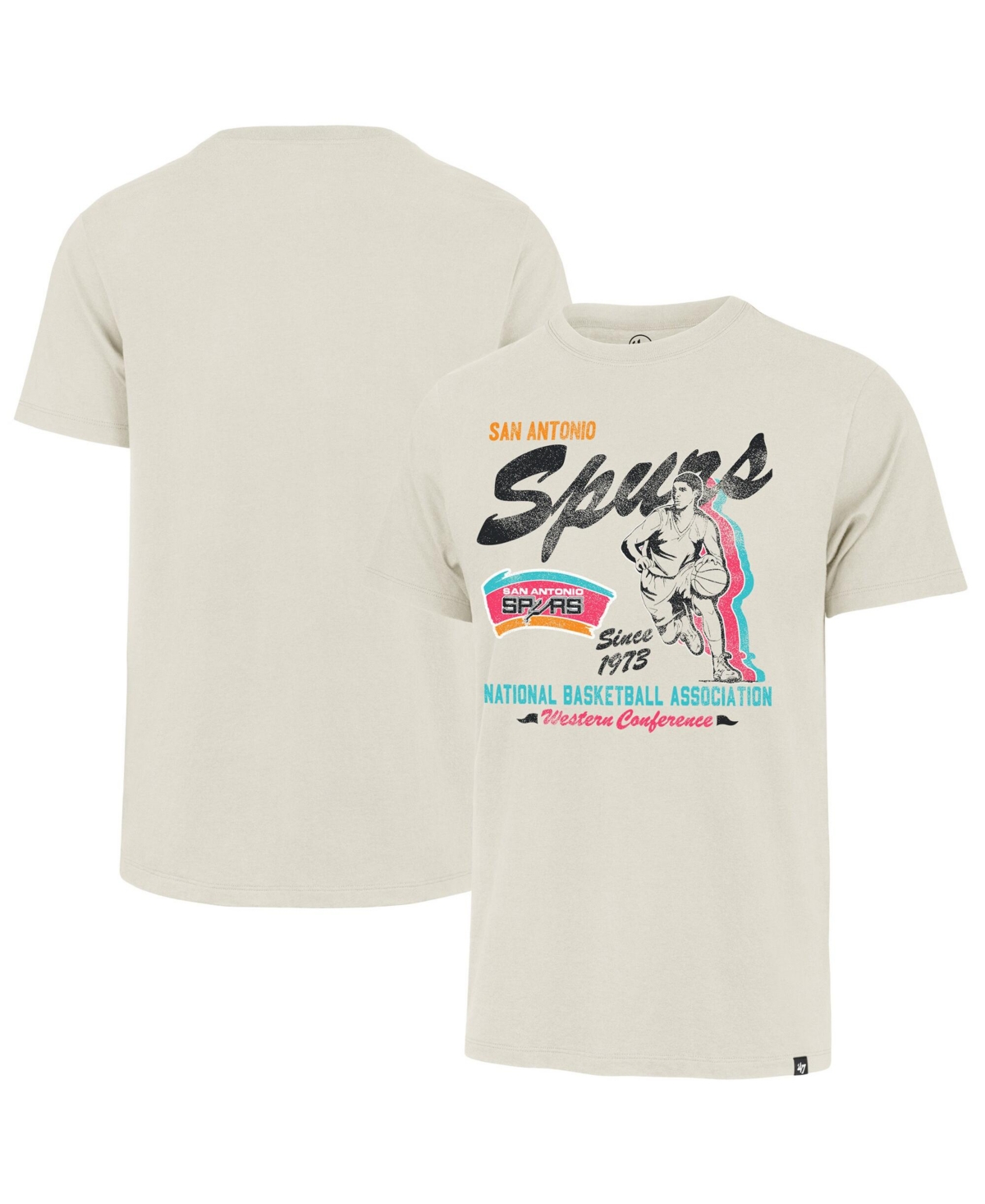 Click here for Profile Mens Cream San Antonio Spurs Big Tall T-Sh... prices