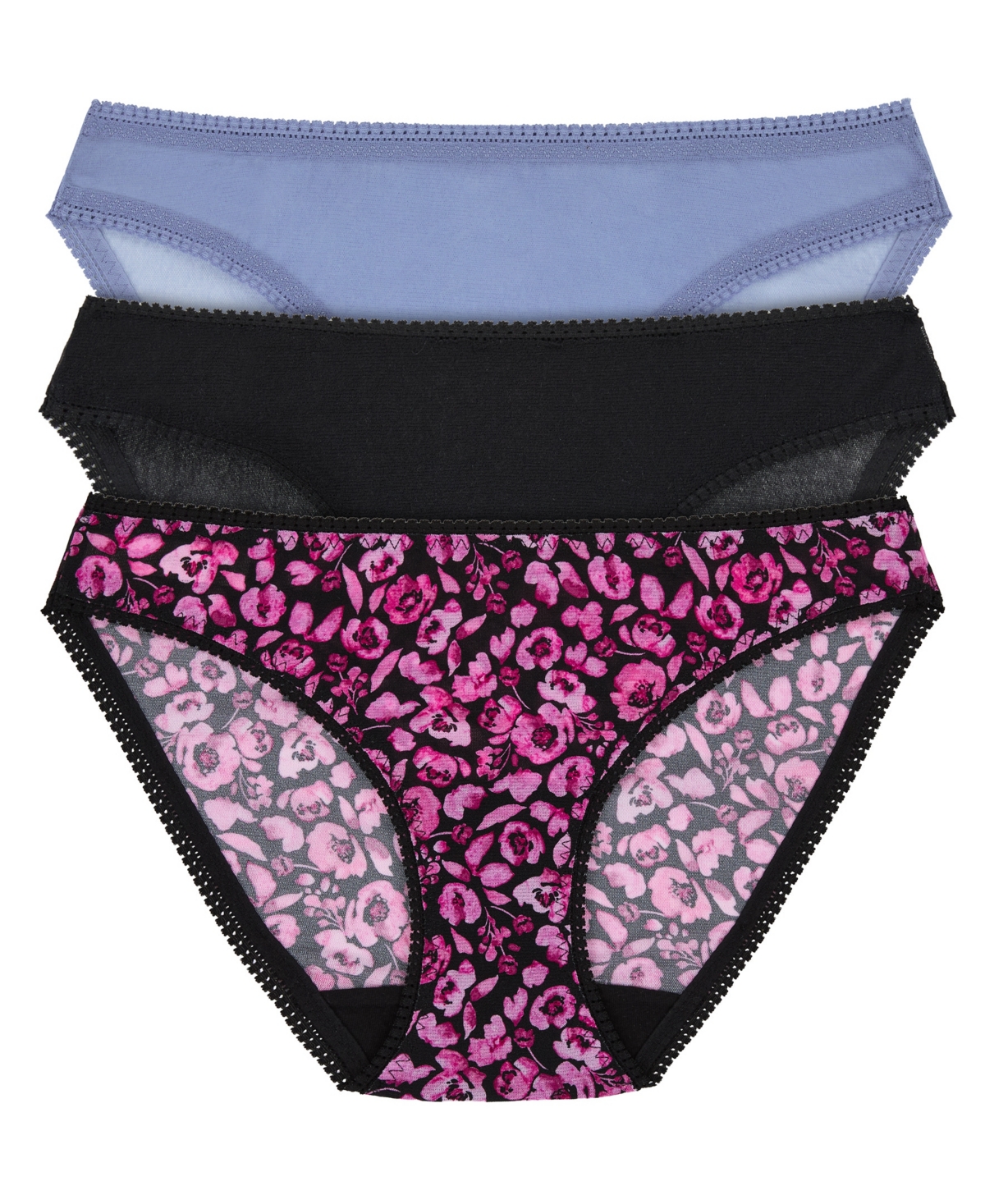 Click here for On Gossamer Womens Mesh Hip Bikini Underwear 3 Pac... prices