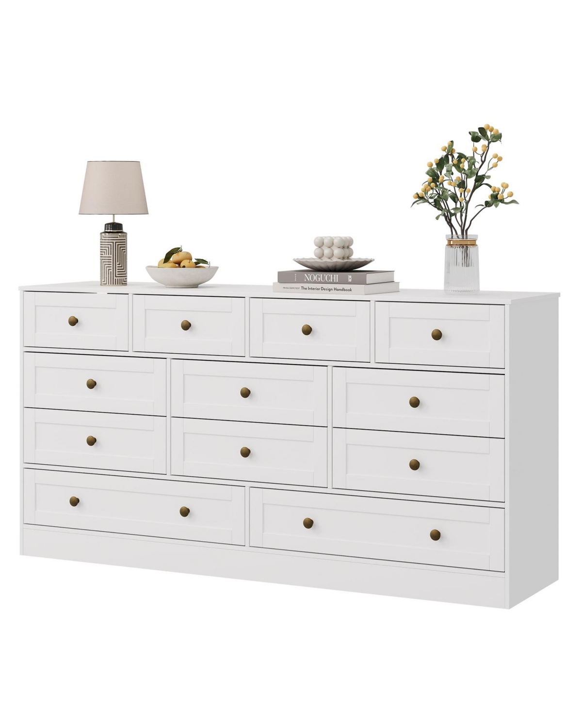 Click here for homfan 12 Drawer Wooden Dresser and Tv Stand for B... prices