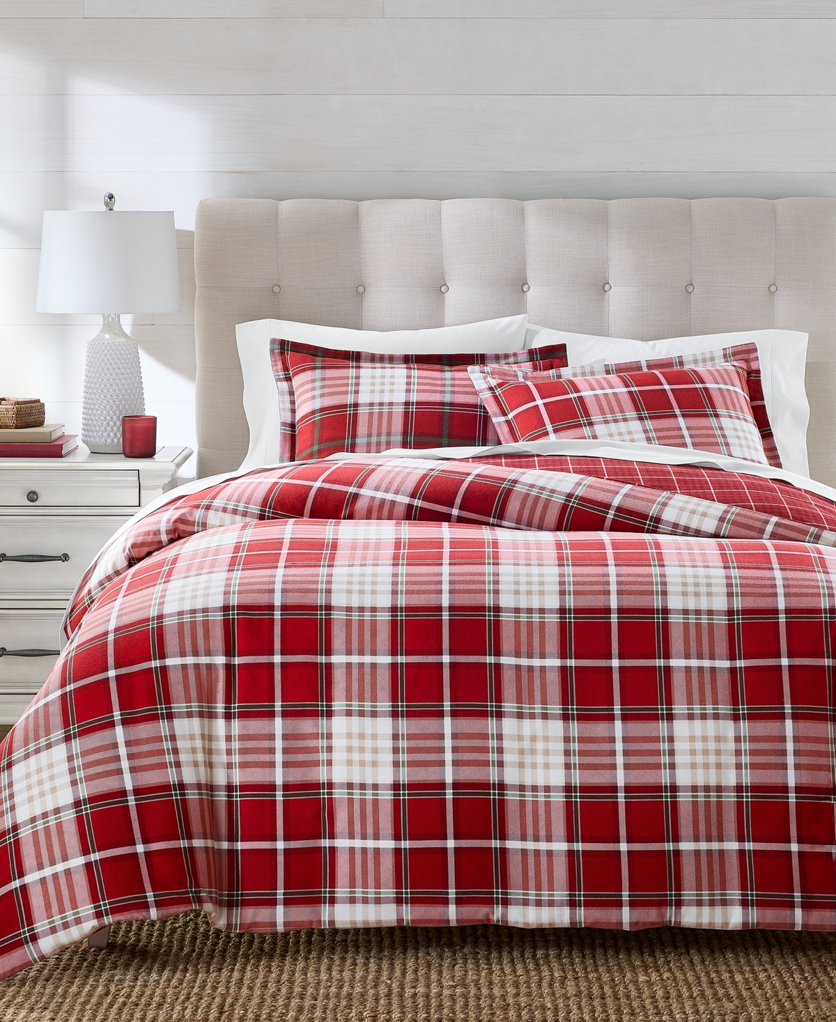 Click here for Charter Club Festive Plaid Flannel 3-Piece Comfort... prices