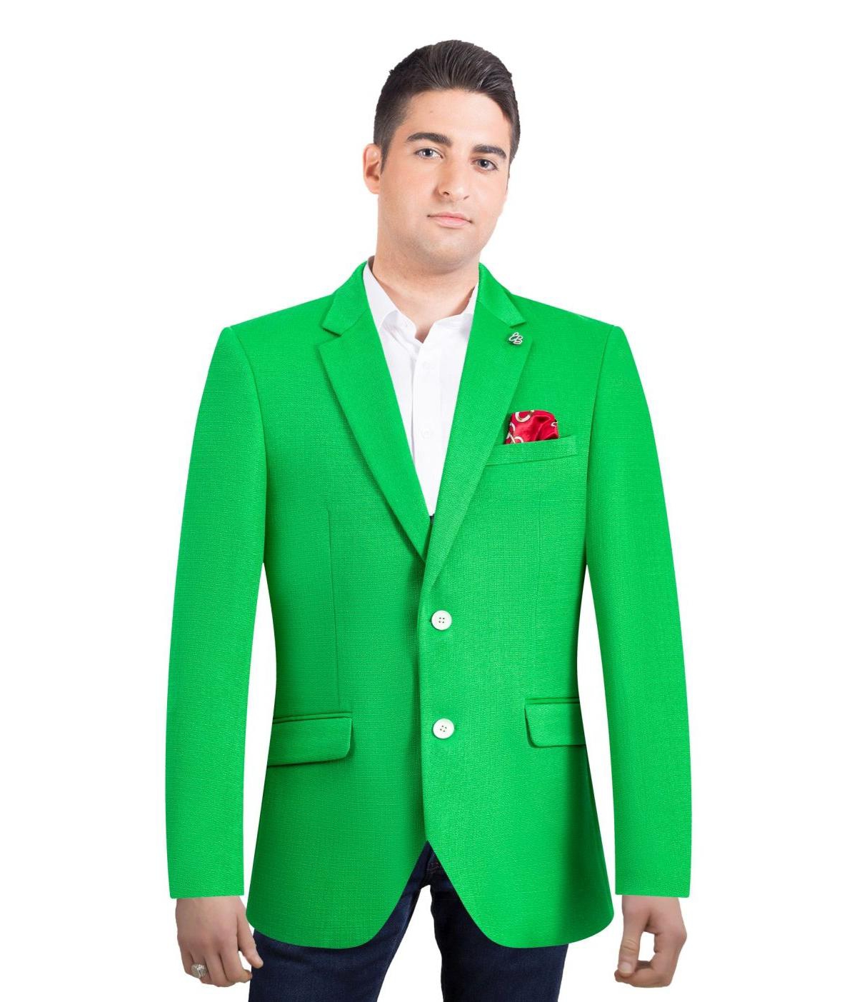 Click here for Elie Balleh Mens Slim Fit Solid Blazer Sports Coat... prices